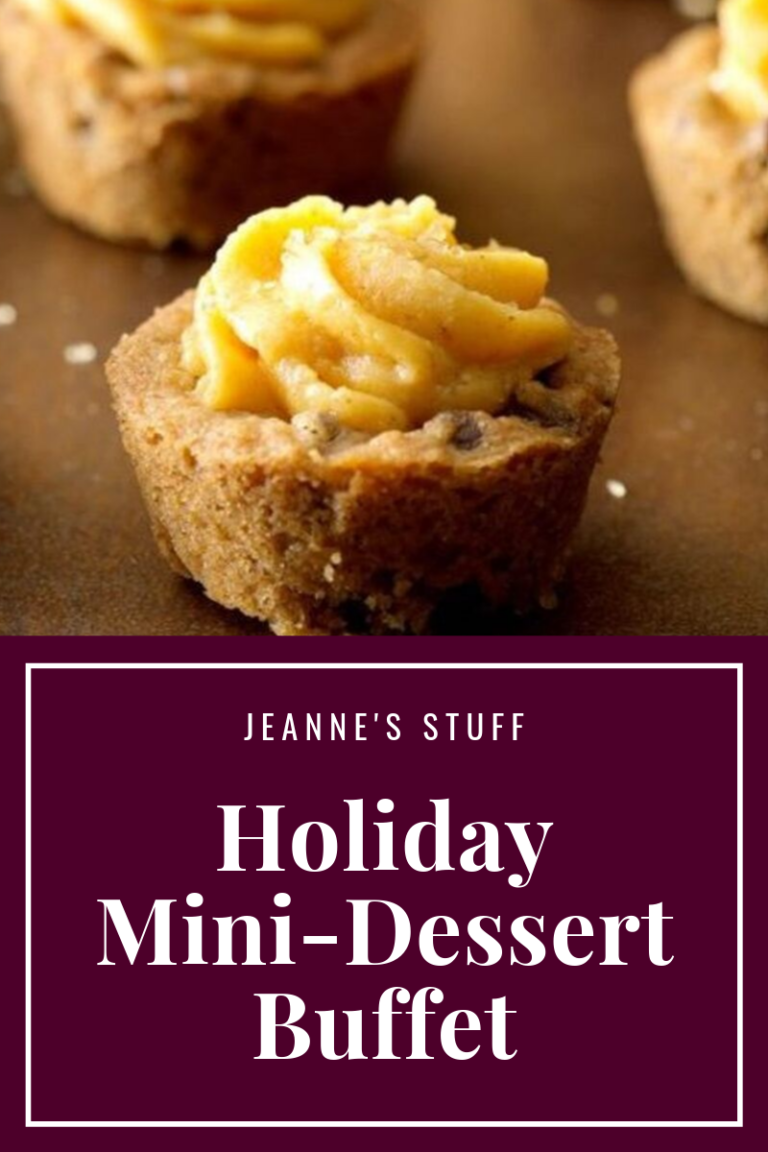 Holiday Mini-Dessert Buffet | Jeanne's Stuff